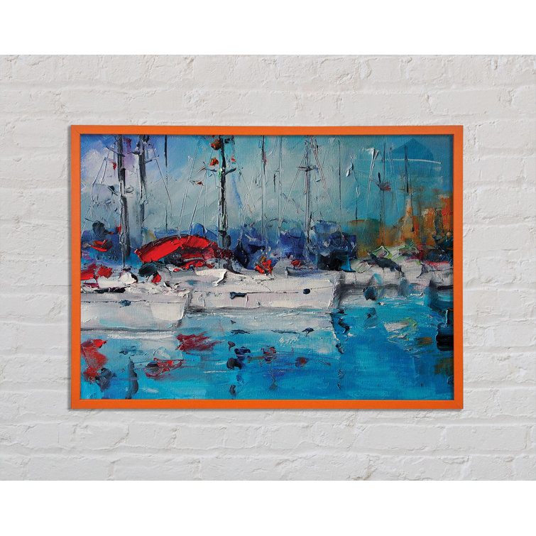 Longshore Tides Whitmore In The Harbour - Single Picture Frame Art ...