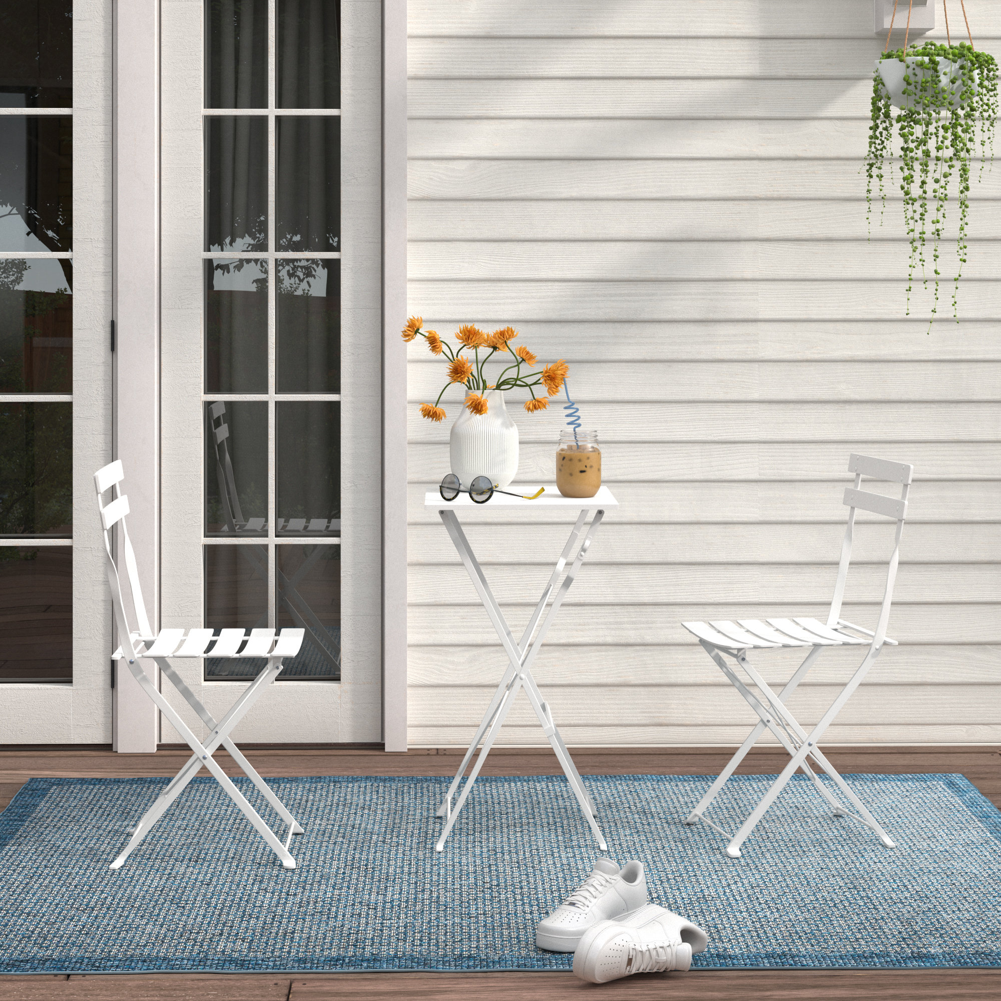 Zipcode Design™ Gaughan Square 2 - Person 15.7" Long Bistro Set ...