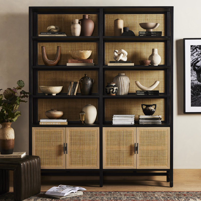 Bayou Breeze Leighton Storage Bookcase | Wayfair