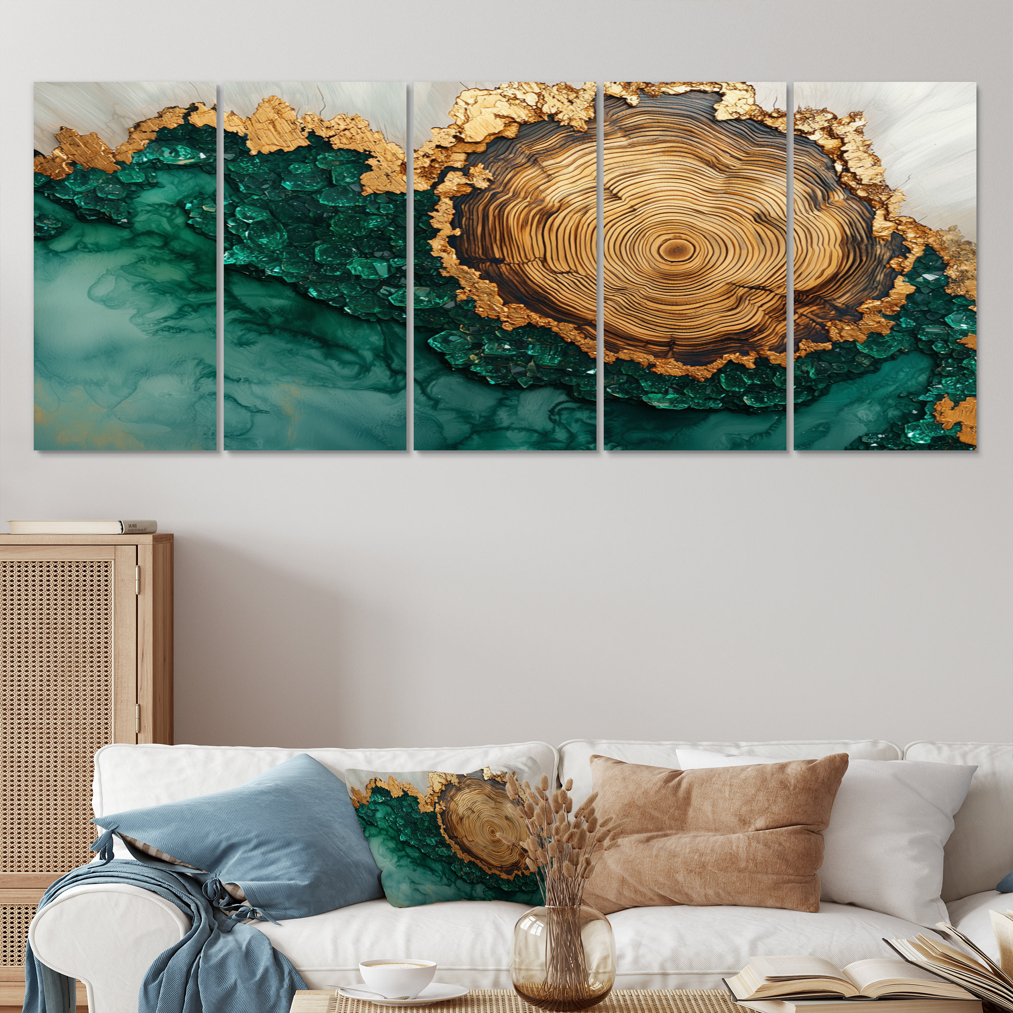 Millwood Pines Shanna - Crystals Wall Decor - Traditional Wall Art 5 ...