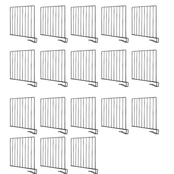 Rebrilliant Hinklin Shelf Dividers Vertical Closet Organizers Coated ...