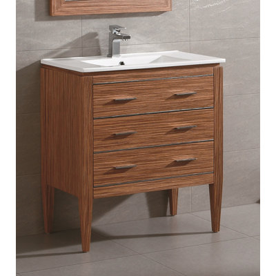 Wrought Studio Pheonix 36'' Single Bathroom Vanity with Stone Top with ...