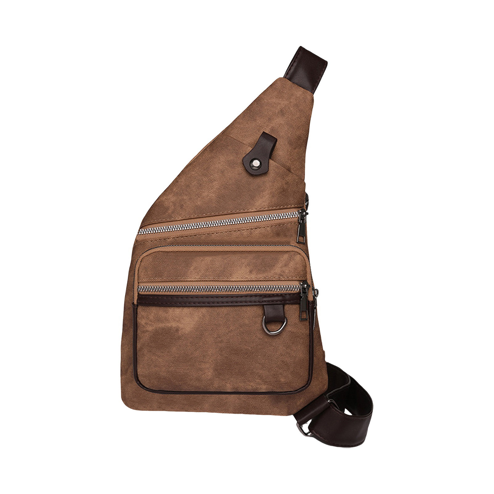 17 Stories Chest Pack Faux Leather Side Bag Crossbody Sling Adjustable ...