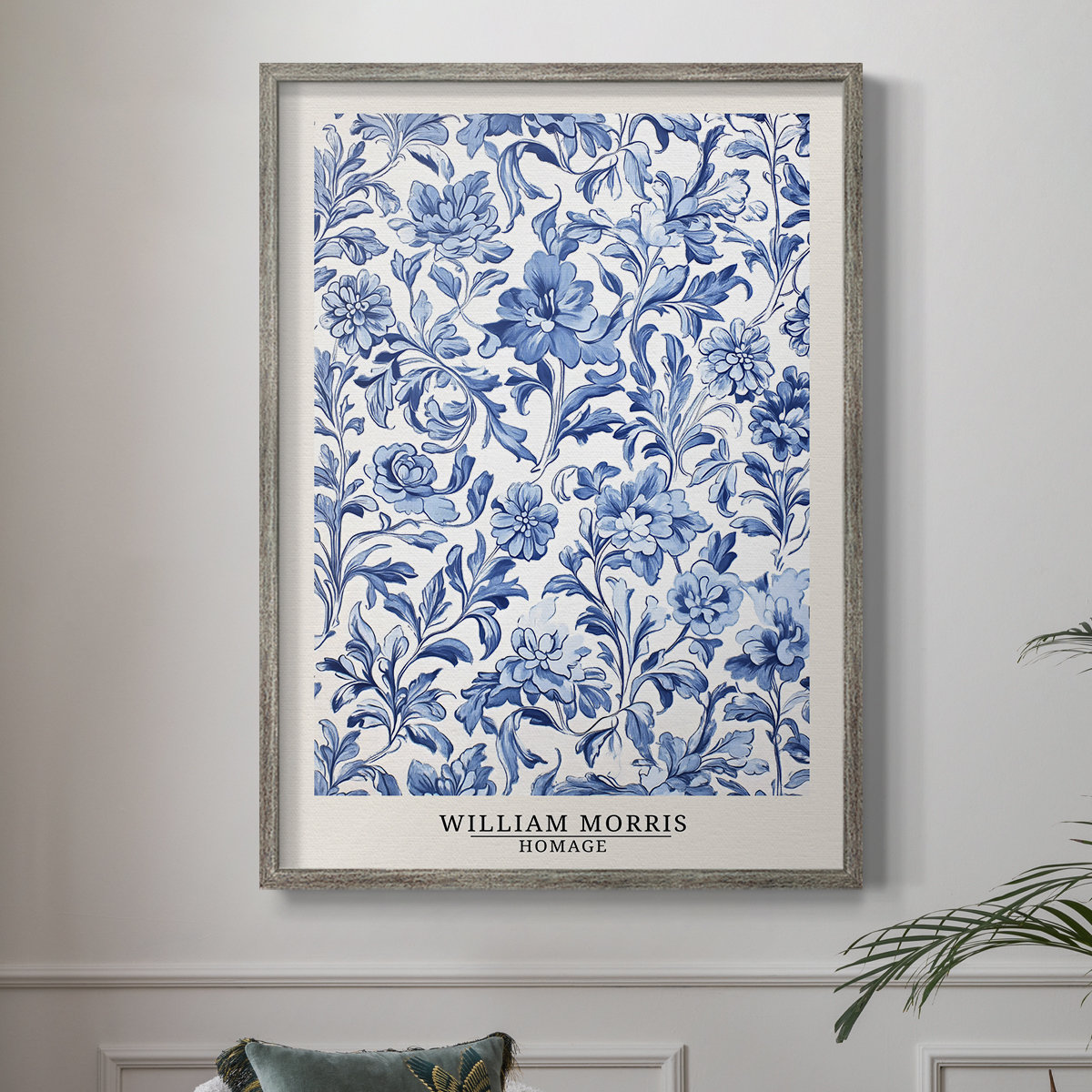Lark Manor™ WM MORRIS Series DXCV Framed Print - Solid Wood | Wayfair