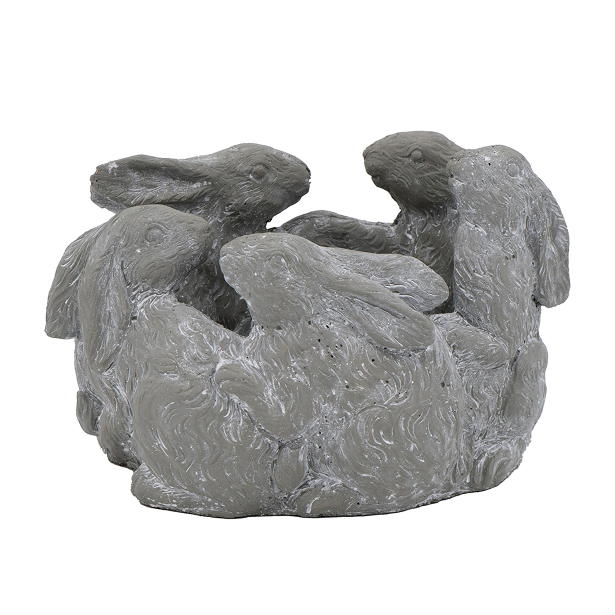 Fleur De Lis Living Bunny Cement Planter | Wayfair