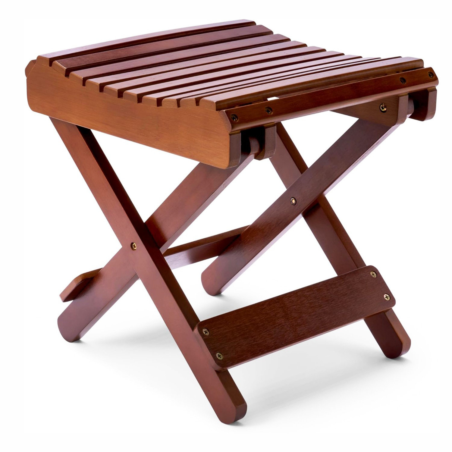 AKLOV Bamboo Folding Step Stool Bench | Wayfair