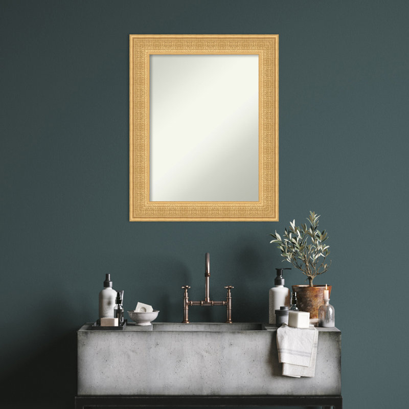 House of Hampton® Lenley Rectangle Wood Wall Mirror | Wayfair