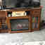 Muskoka Sinclair TV Stand for TVs up to 65" with Electric Fireplace ...