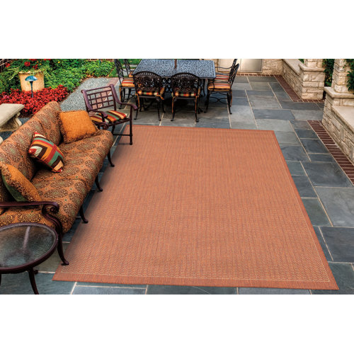 8' x 10' Orange Outdoor Rugs You'll Love | Wayfair