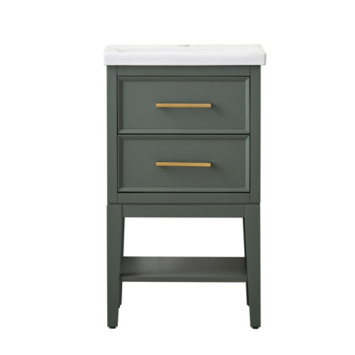 Green Bathroom Vanities You'll Love | Wayfair