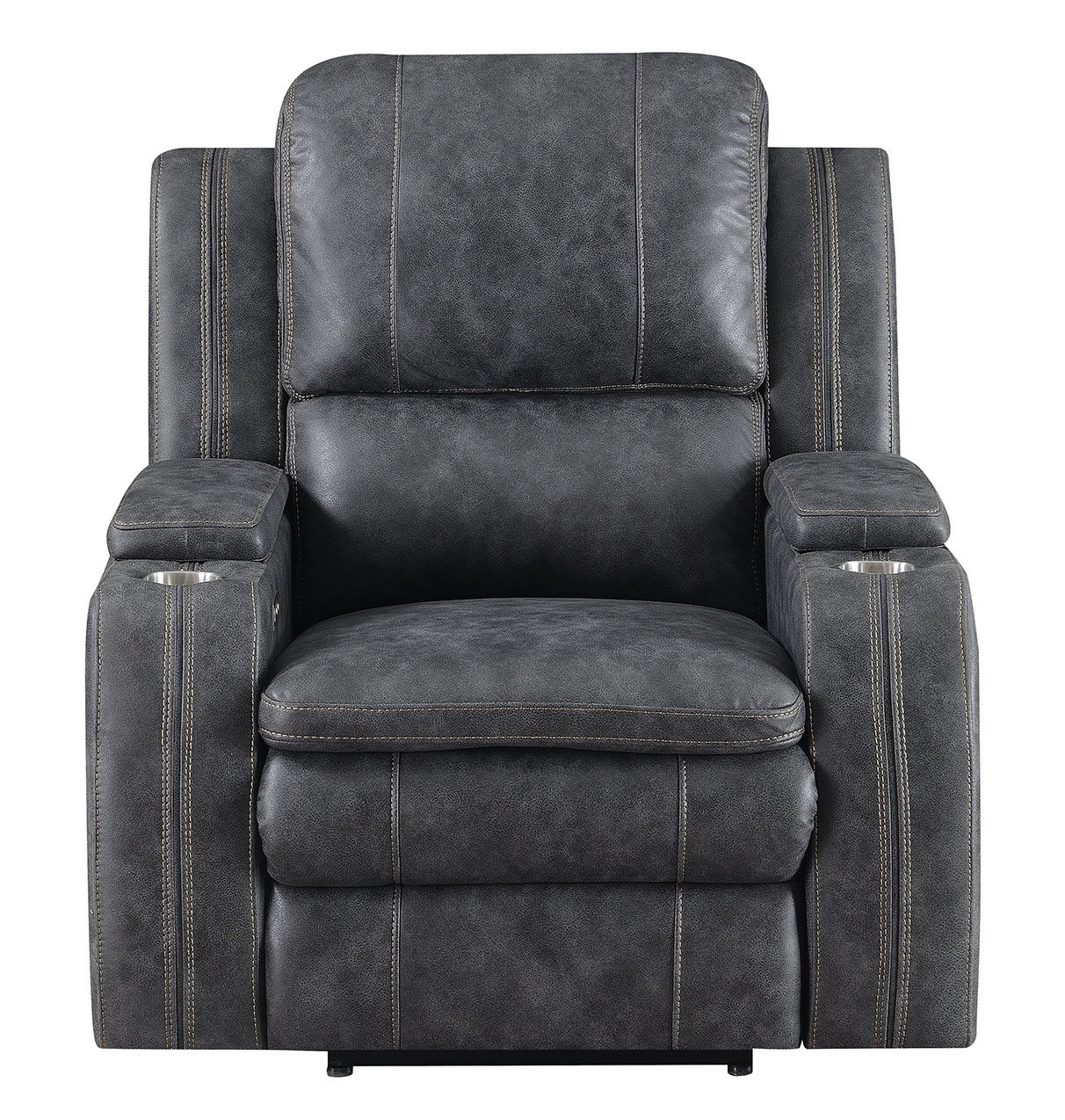 Ebern Designs Alaattin 38" Wide Power Recliner with Power USB Charging ...