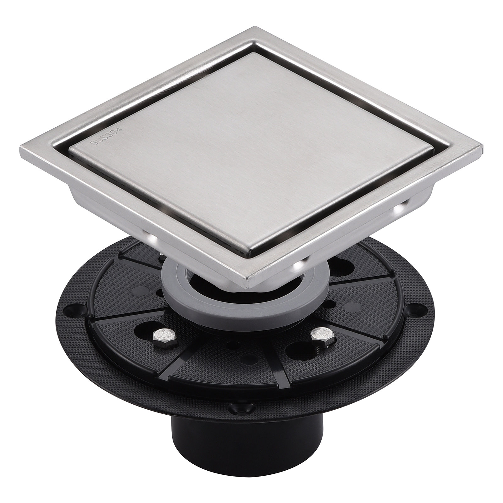 AngleSimple 4.33'' Square Tile-In Shower Drain | Wayfair