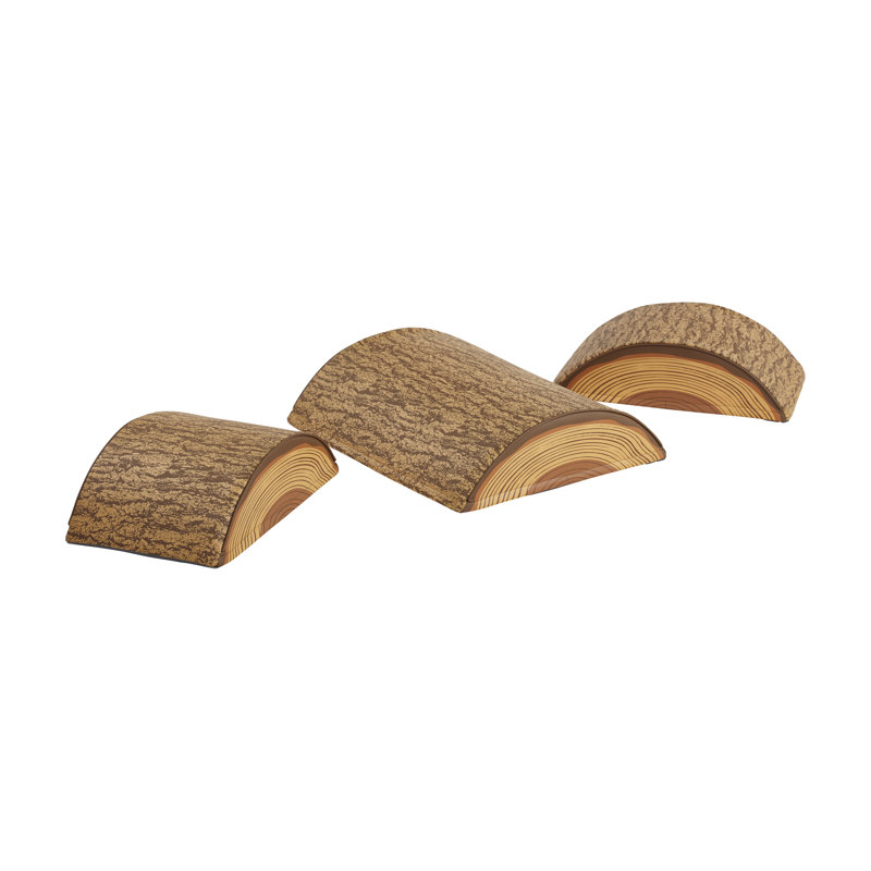 ECR4Kids SoftZone Tree Log Climber Set, Balance Builders, Chocolate, 3 ...