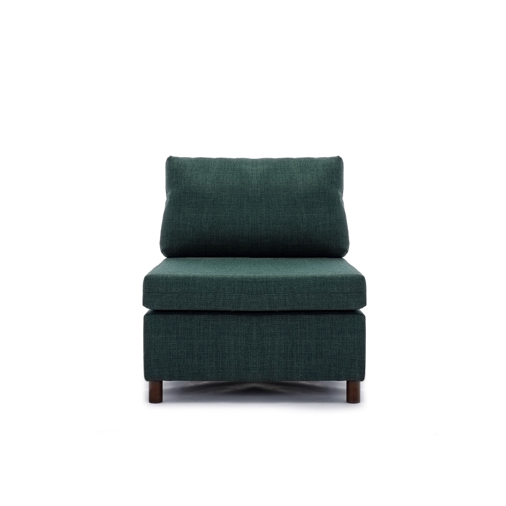 House of Hampton Middle Module Modular Sofa Couch Accent Armless Chair ...