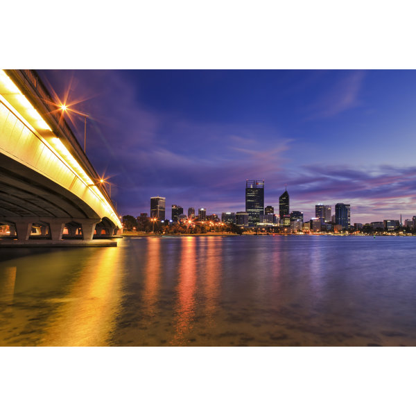 Latitude Run Perth City Bridge by Zetter - Wrapped Canvas Print ...