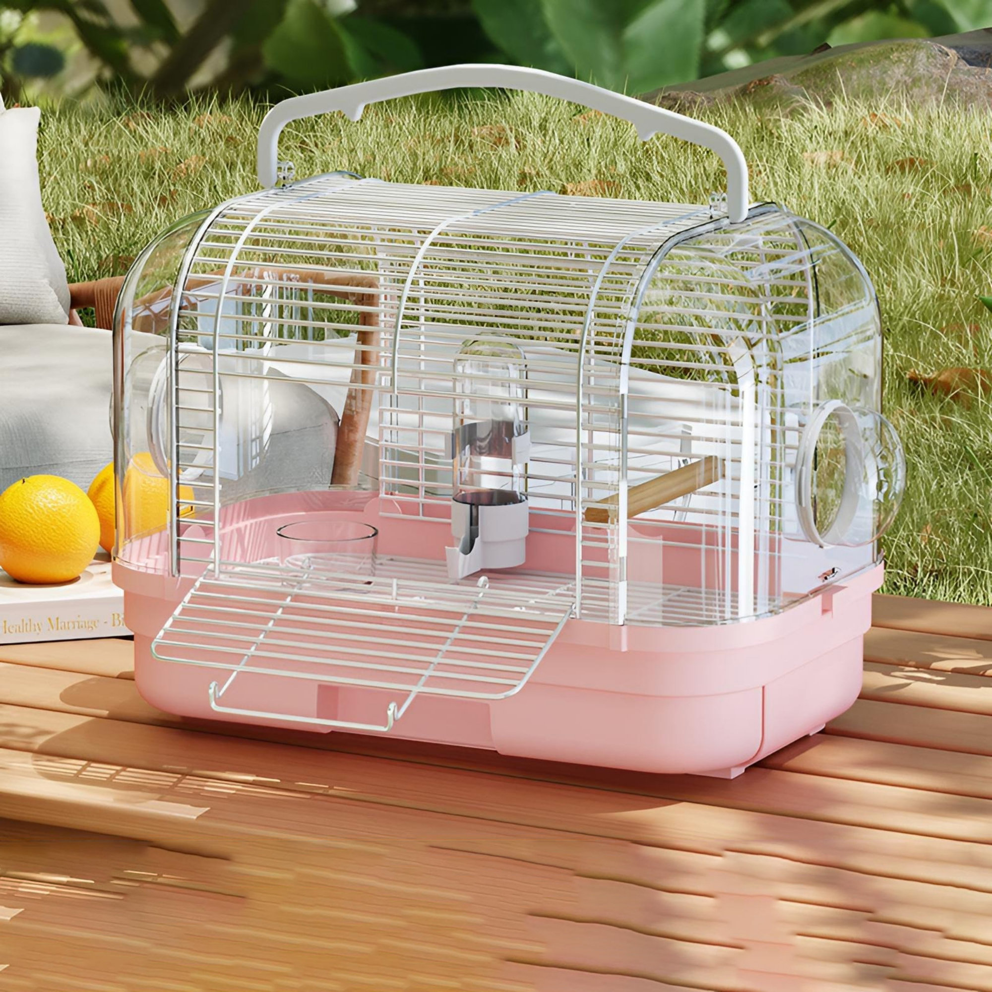 Archie & Oscar™ Multi Functional Parrot Portable Cage For Outdoor And ...