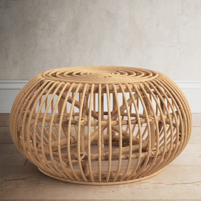 Birch Lane™ Rattan Ottoman & Reviews | Wayfair
