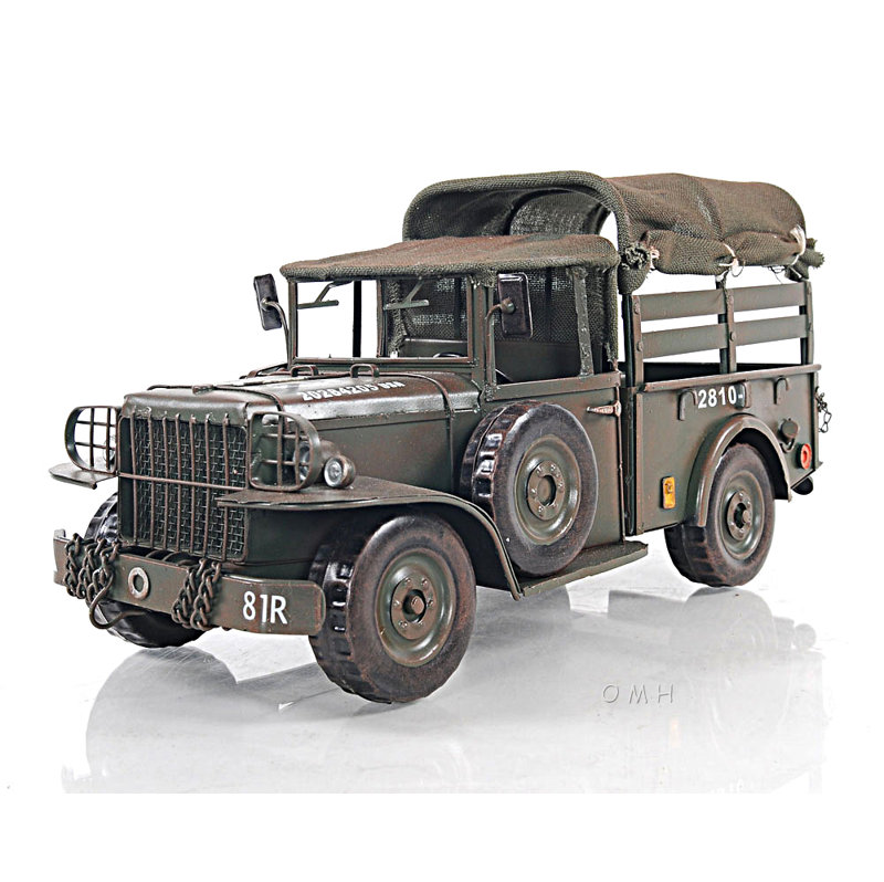 17 Stories Vintage Dodge M42 Command Model Truck & Reviews | Wayfair