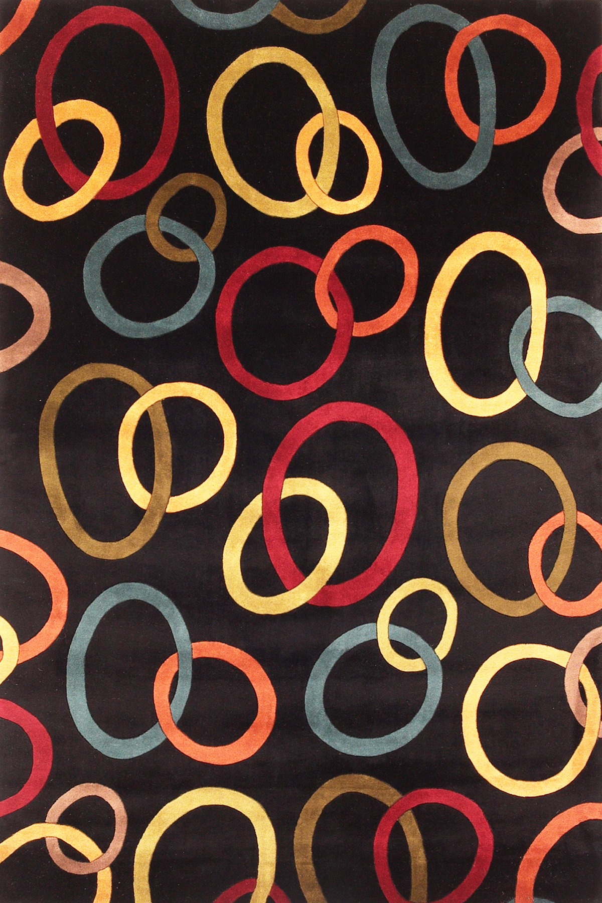 Momeni New Wave Black Rug | Wayfair