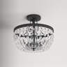 Ophelia & Co. Mahaska 3-Light 11.8" Semi Flush Mount & Reviews | Wayfair