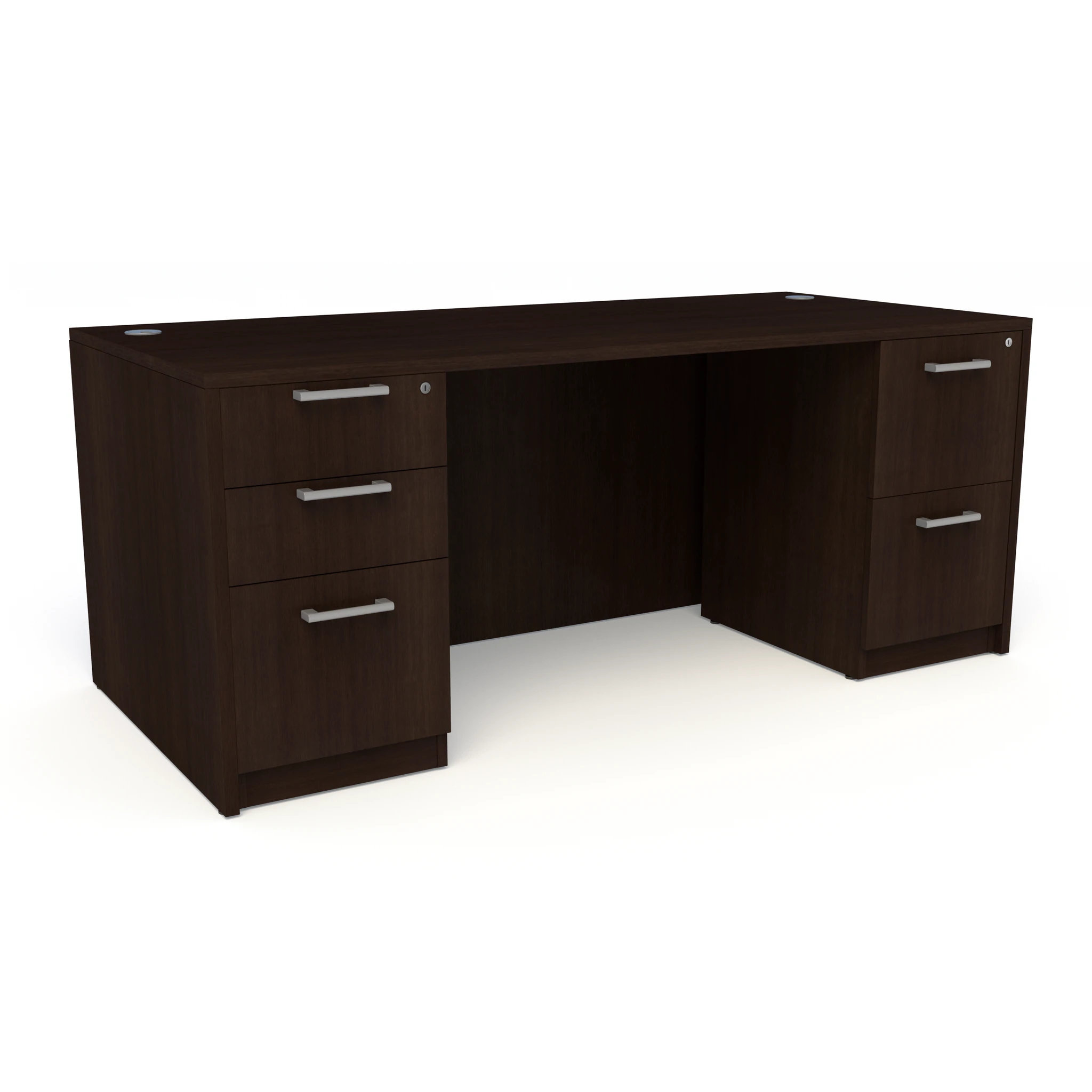 Compel Pivit Casegoods Straight Desk Double Ped - Wayfair Canada