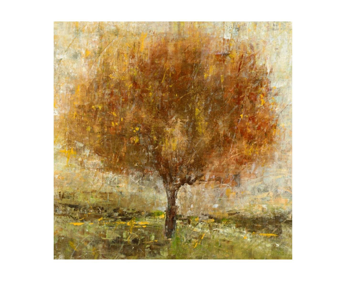 Chelsea Art Studio Jodi Maas Rust Lit Tree by Jodi Maas Painting | Wayfair