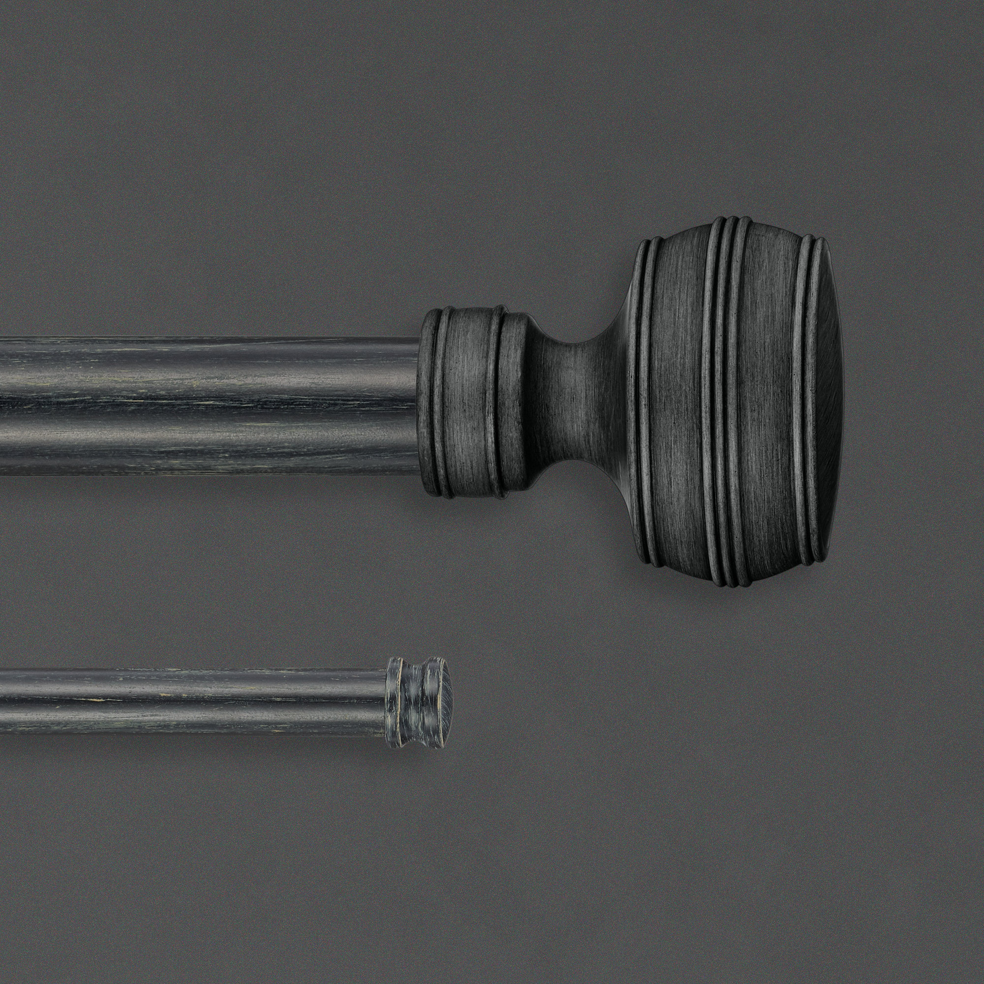 MODE Cambria Designer Series Farmhouse Antique Doorknob 1 1/8 In Dia. Fixed Length Double ...