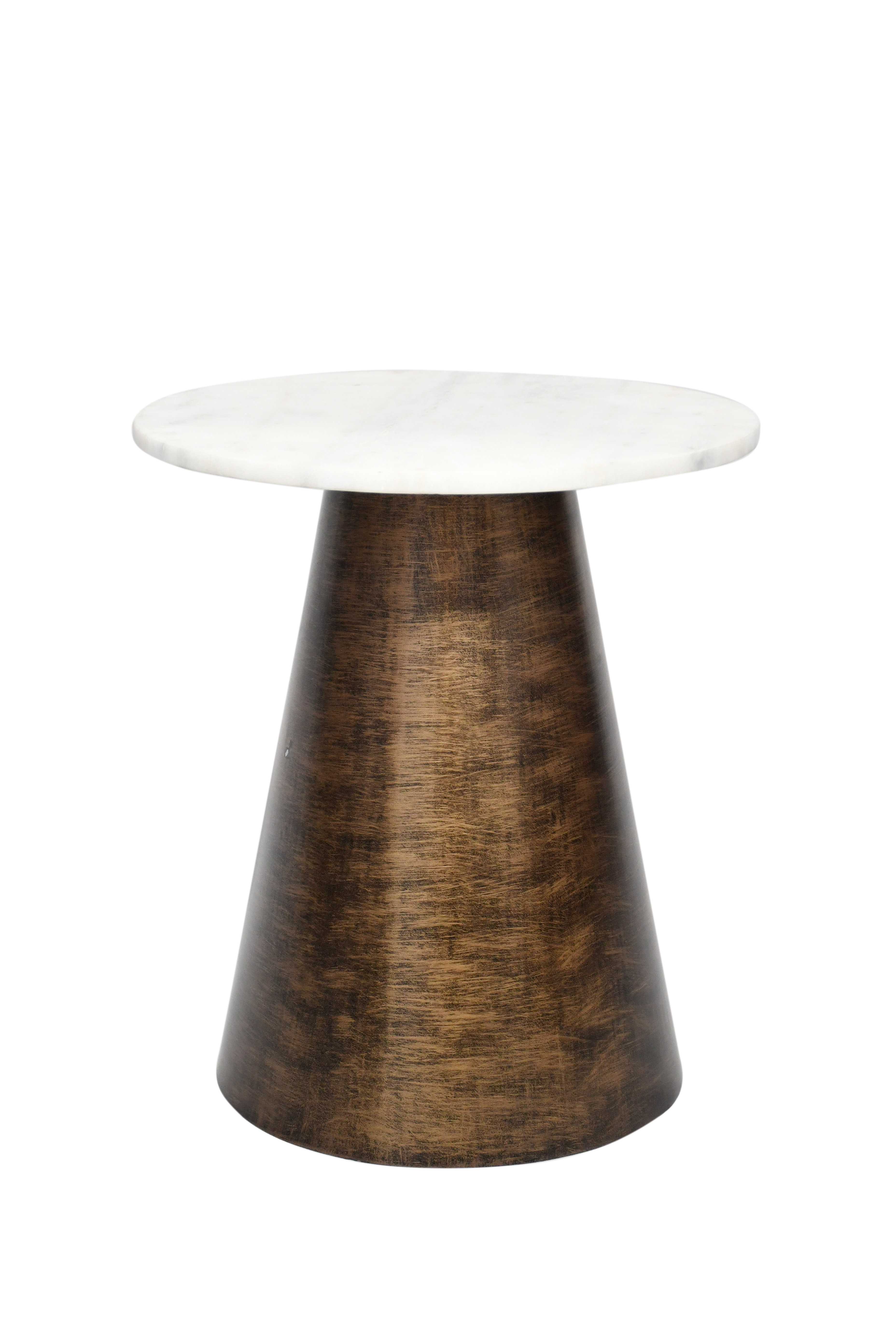 Brayden Studio Copper Side Table Marble - Wayfair Canada
