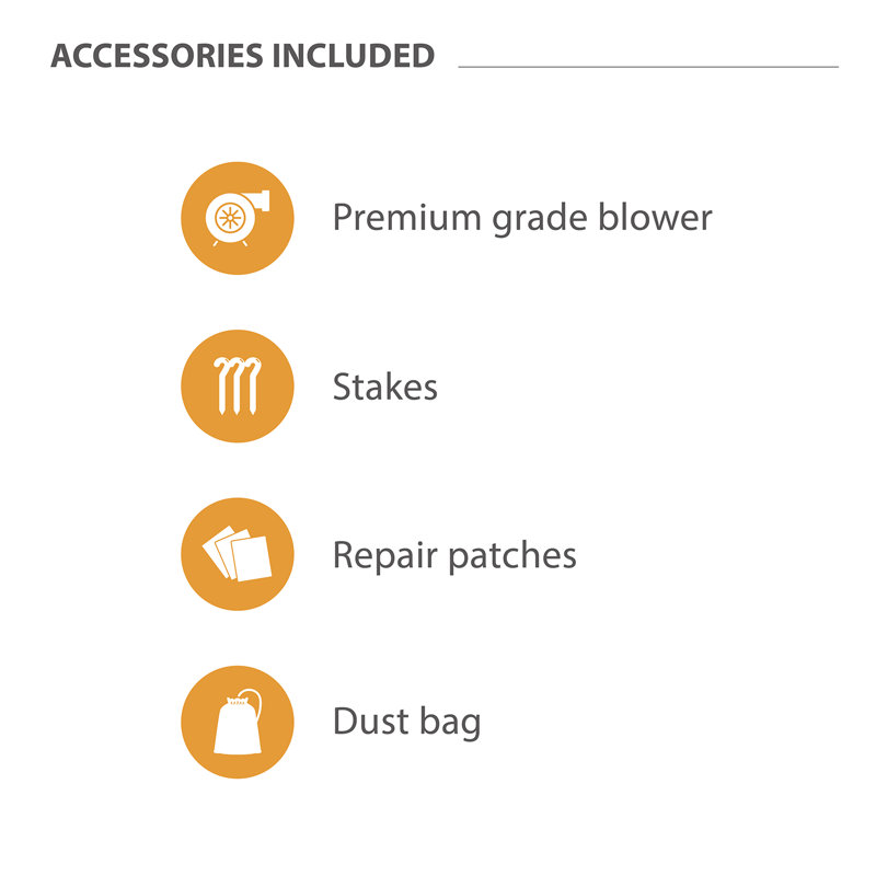 JumpOrange Shadow Obstacle Course Bounce House for Kids and Adults ...