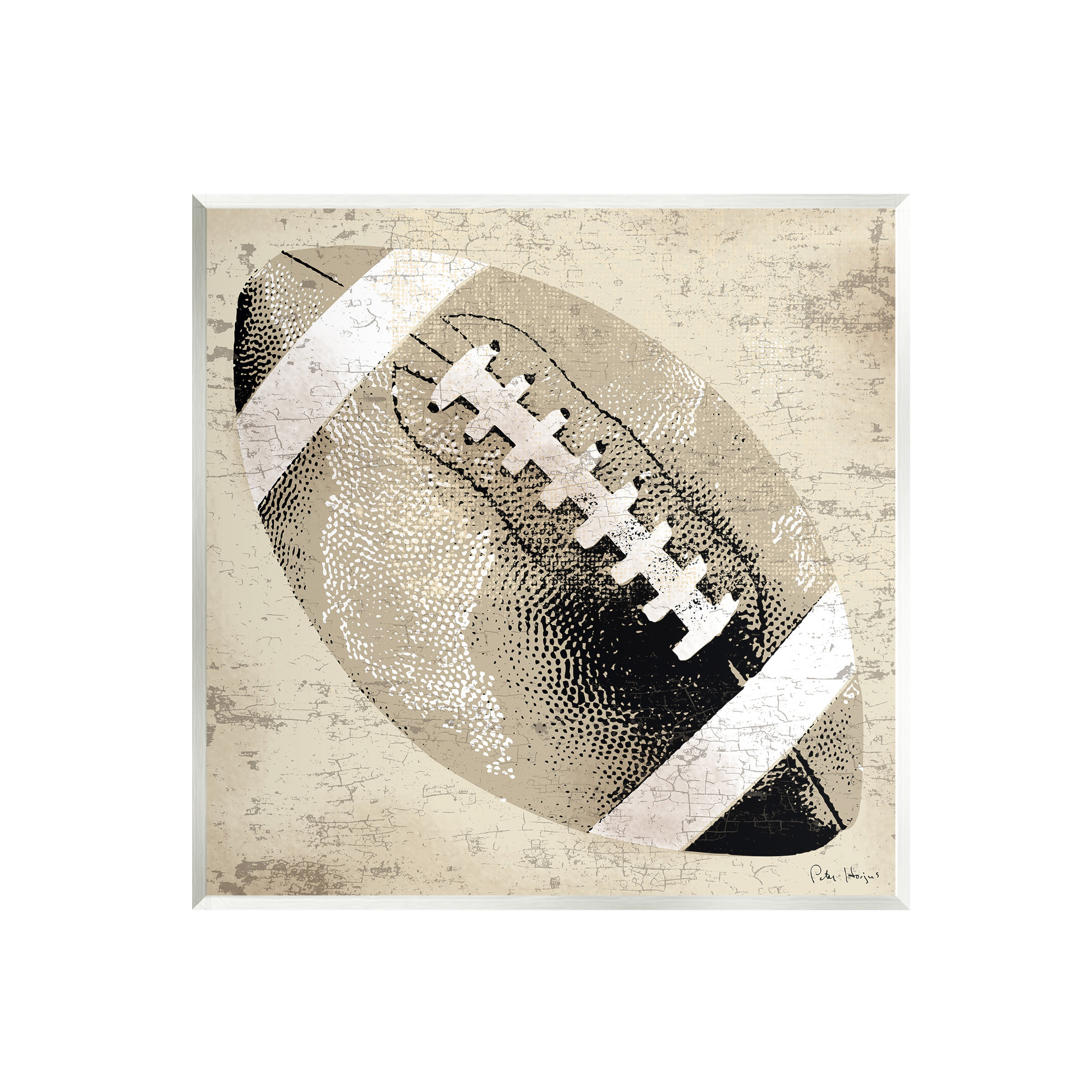 Grovelane ax-457-Wood Rustic Sports Football Wall Plaque Art Design By ...