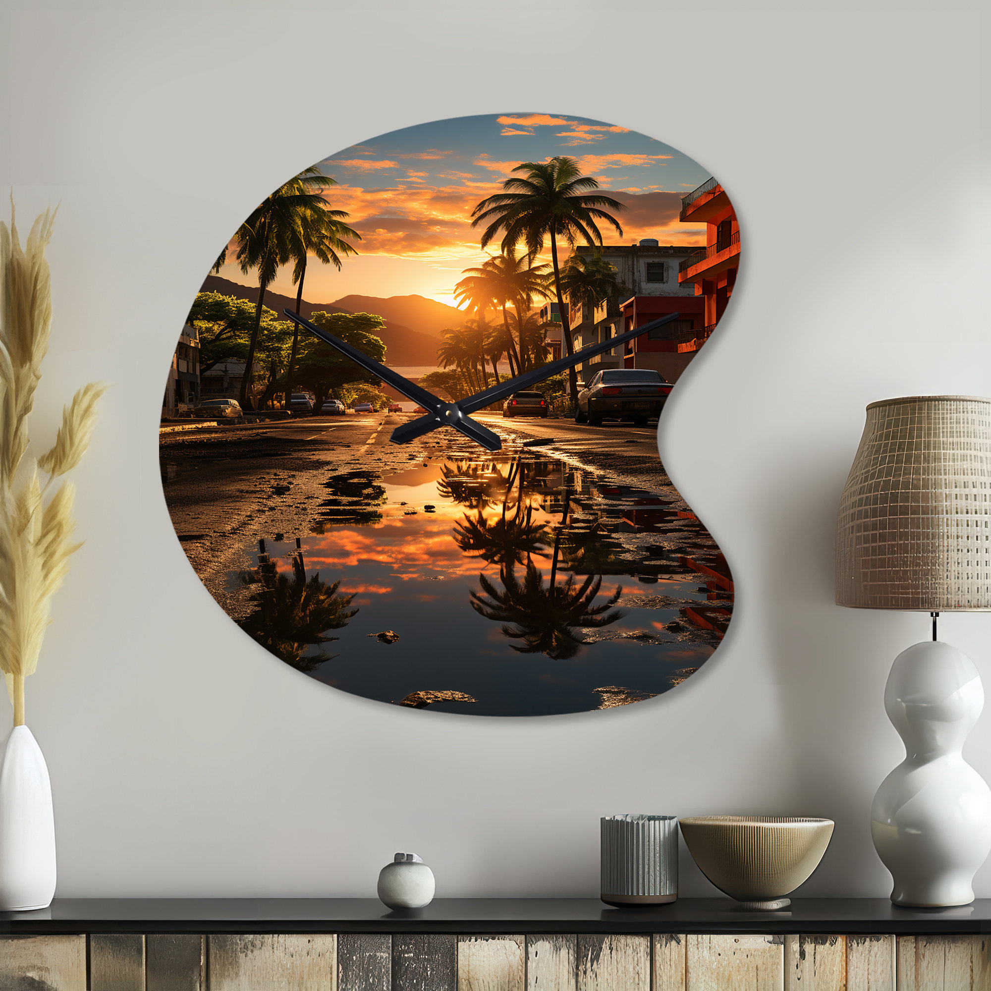 Design Art Puerto Rico Landscape - Puerto Rico Unique Shape Metal Wall ...