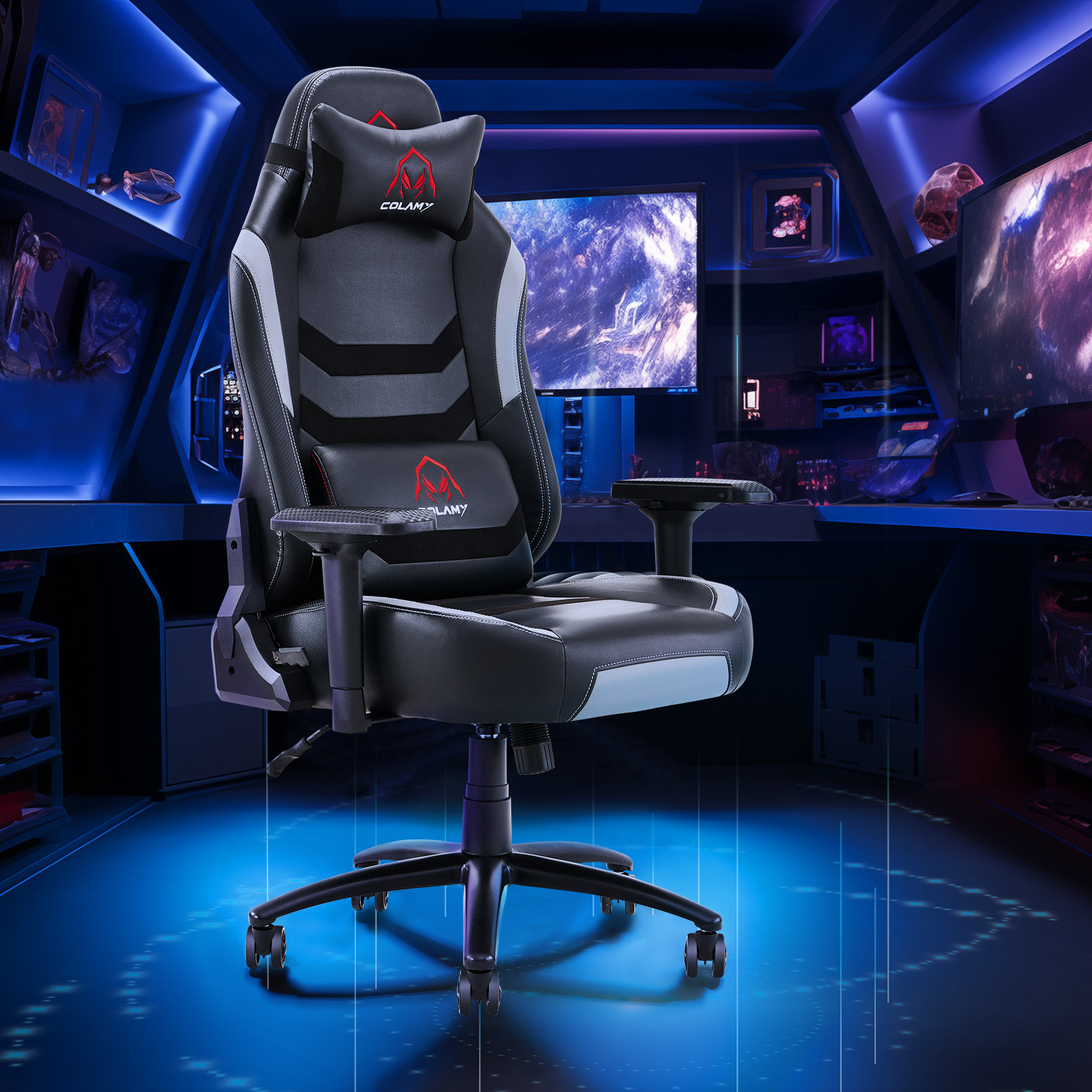 Inbox Zero Big and Tall 400lbs Ergonomic Reclining Racing Game Chair ...