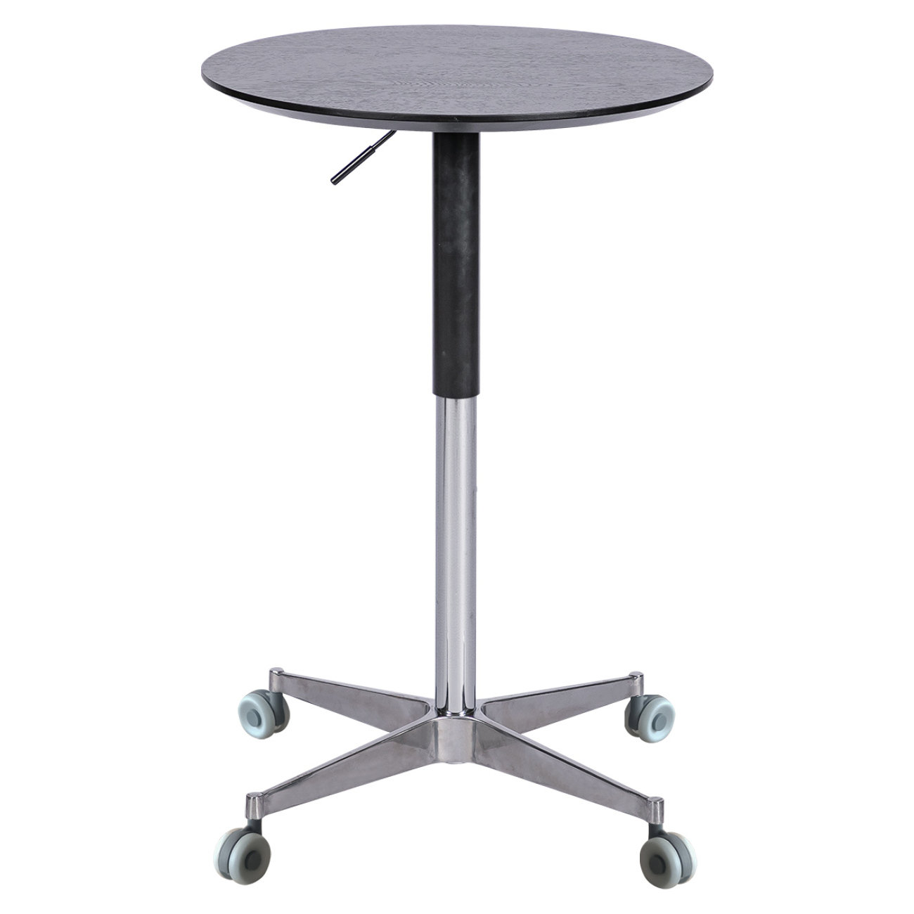 Ivy Bronx Movable Adjustable Bar Table Pub Table 360 Swivel Counter Bar ...