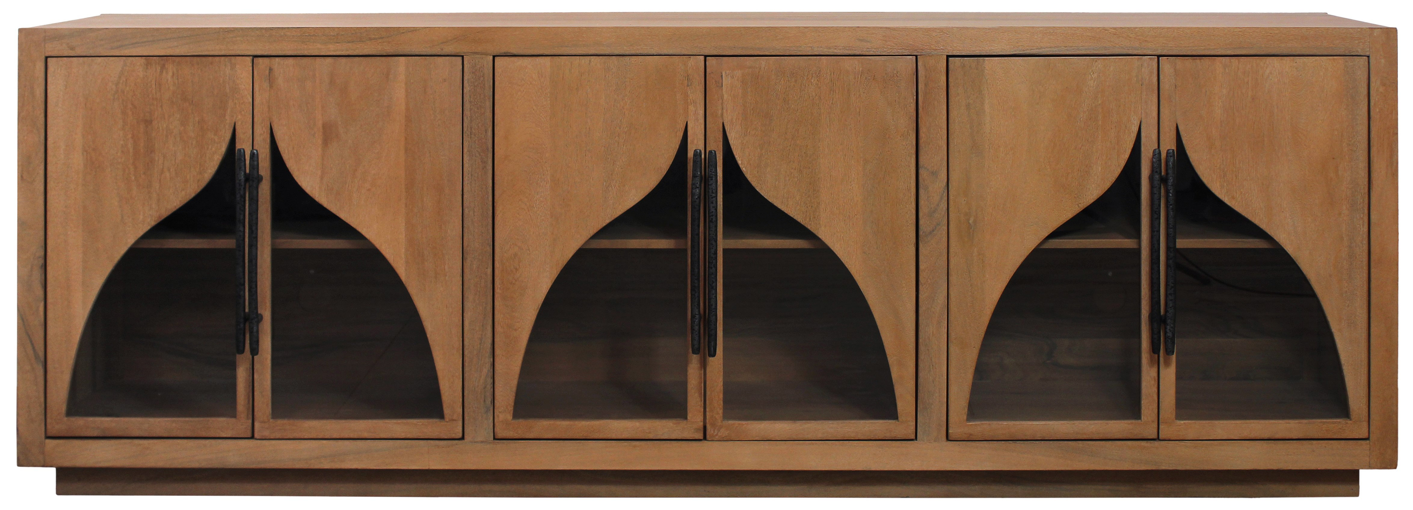 Latitude Run® 6-door Solid Wood Sideboard With Oak Wood In A Natural ...