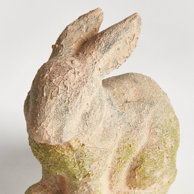 August Grove® Doriano Rabbit Animals Terracotta Garden Statue | Wayfair