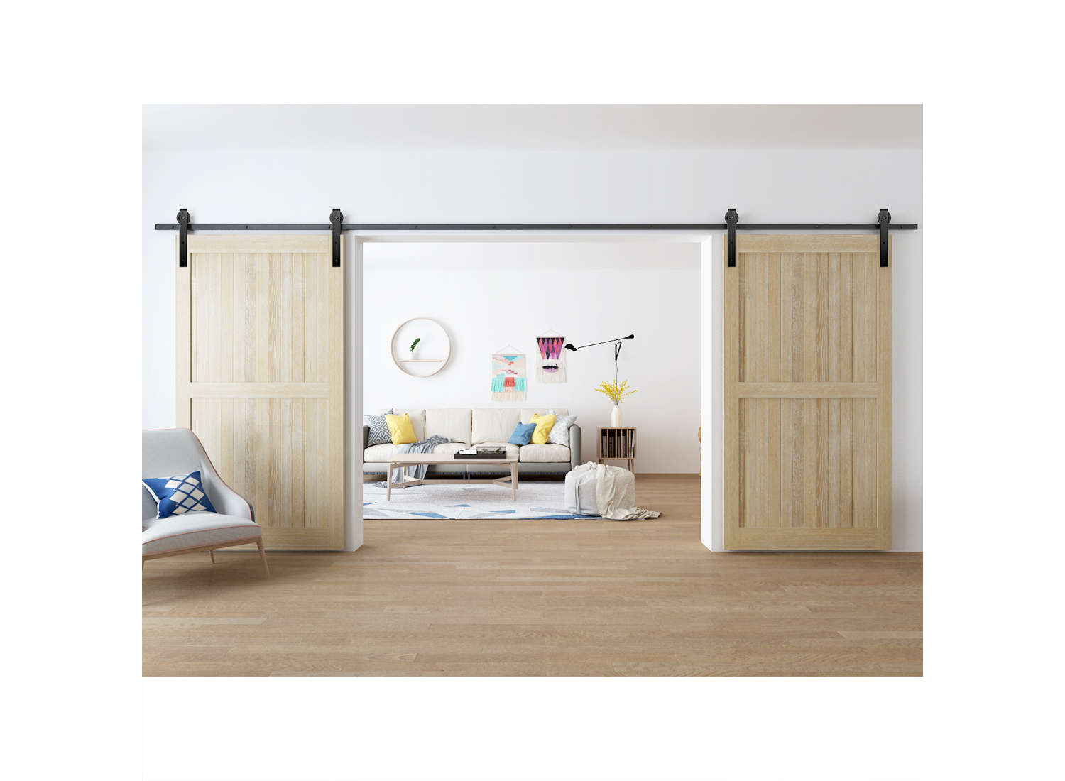 Measuring 101: How to Find the Right Barn Door Sizes | Wayfair