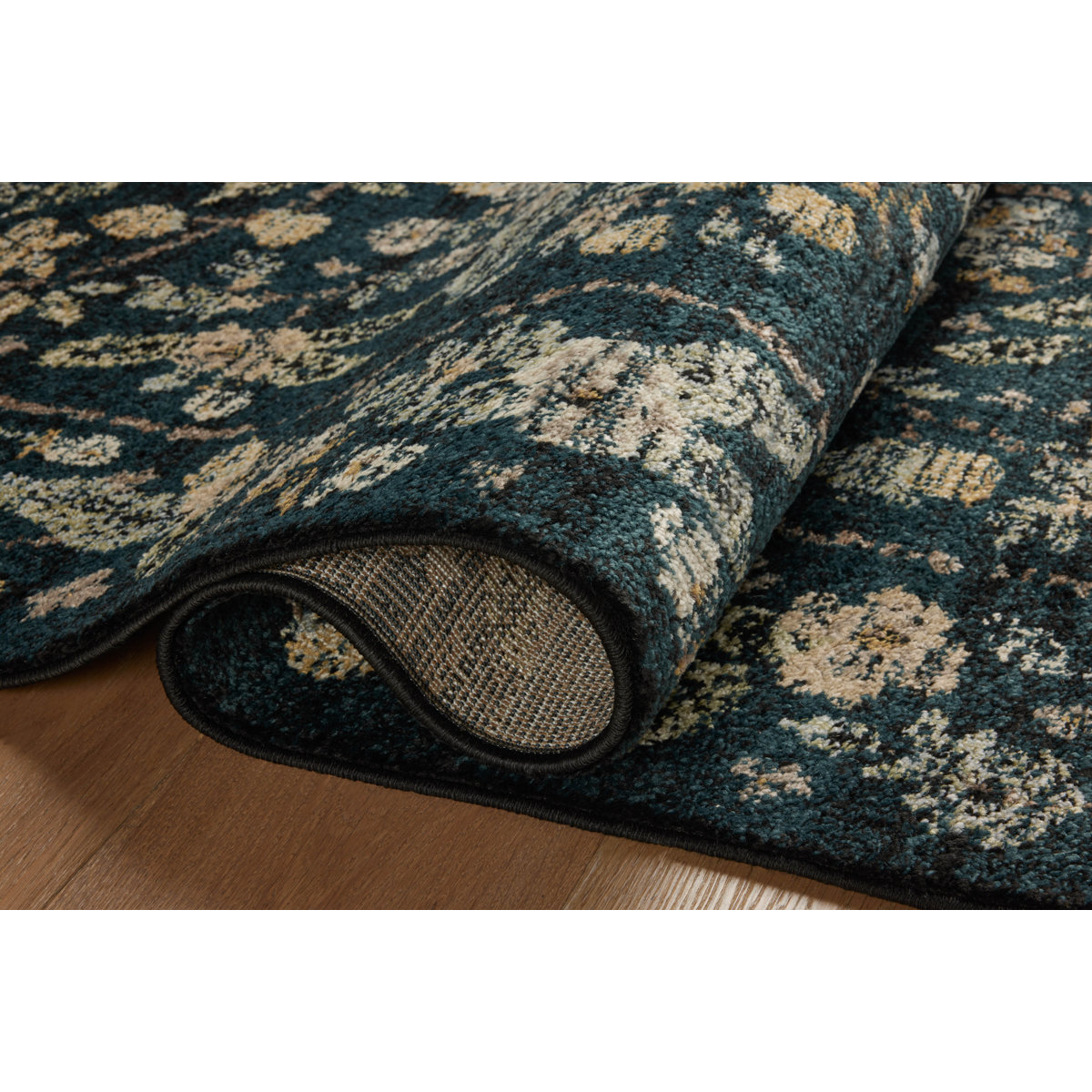 Rifle Paper Co. x Loloi Laurel Navy Area Rug & Reviews | Wayfair