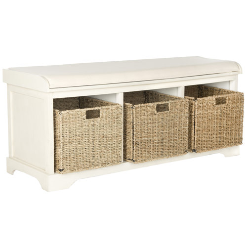 Upholstered White Storage Benches You'll Love | Wayfair