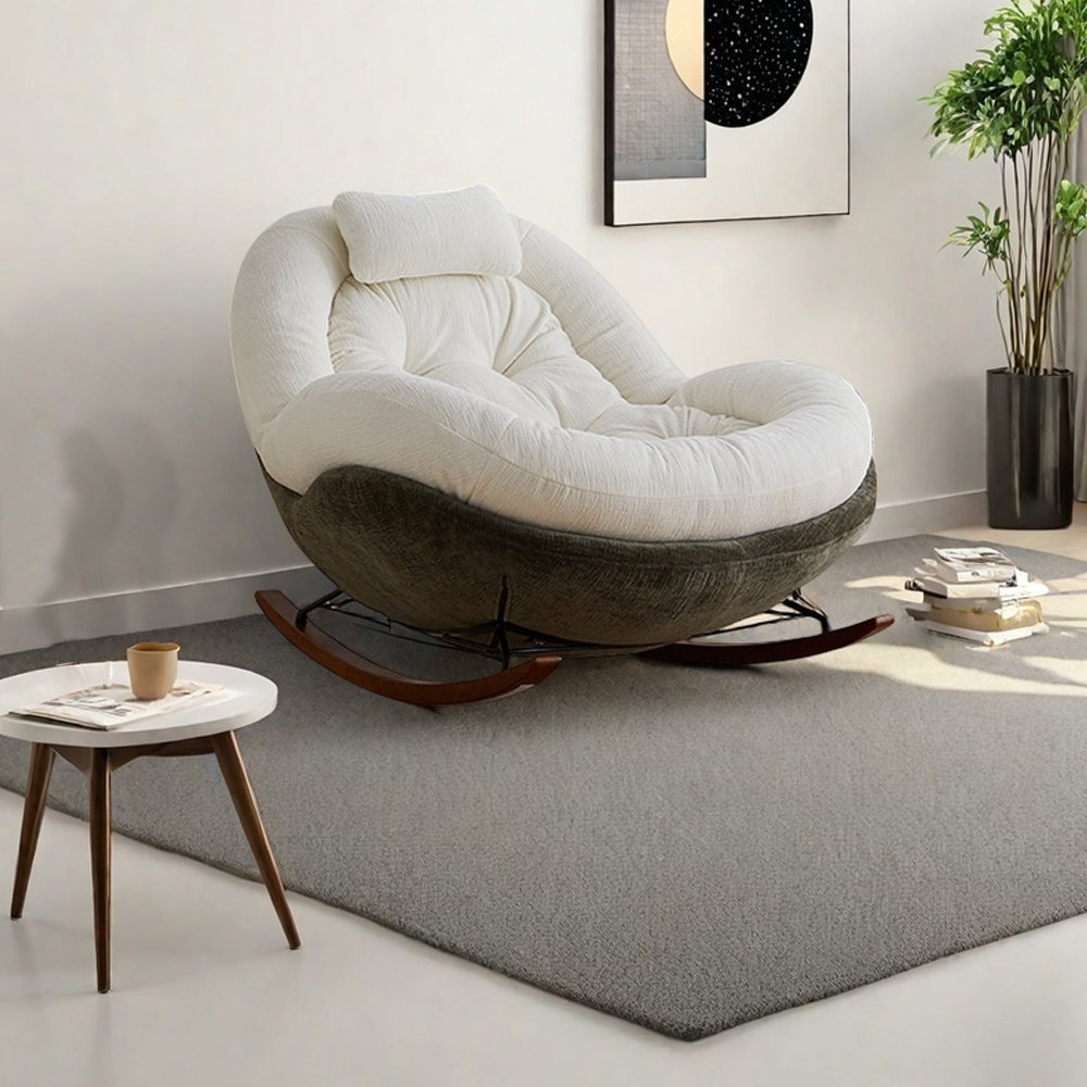 PPEDKS Ergonomic design minimalist rocking chair | Wayfair