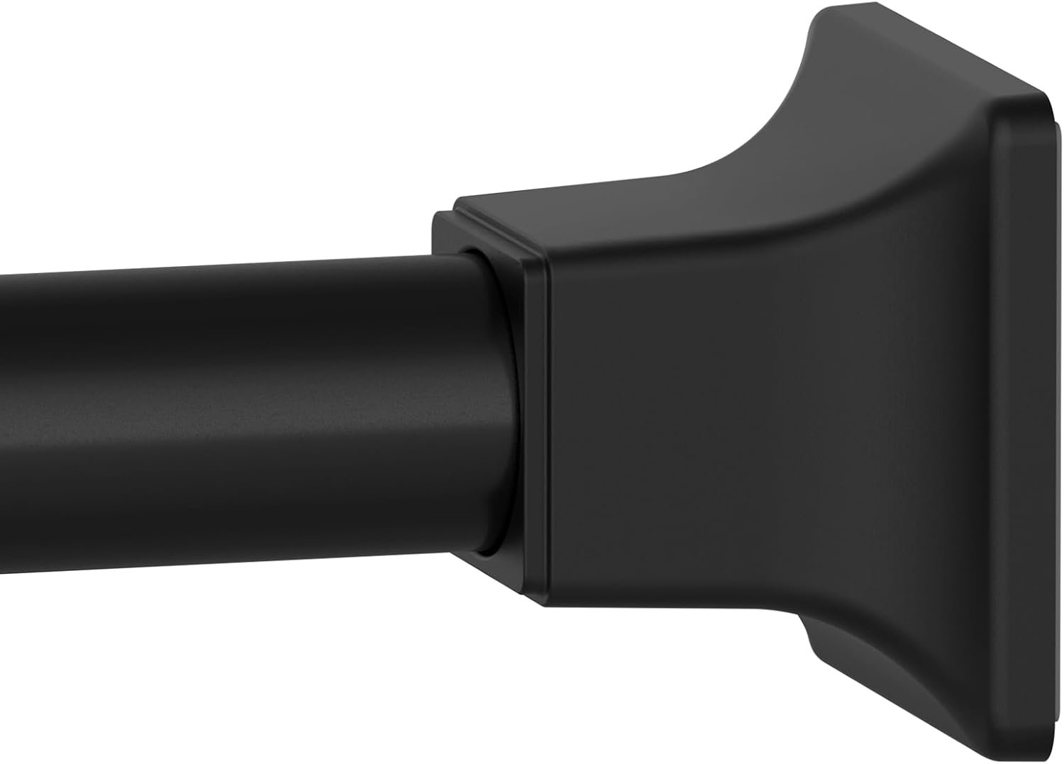 Lark Manor™ Black Shower Curtain Rod, Adjustable 32-80 Inch Tension ...