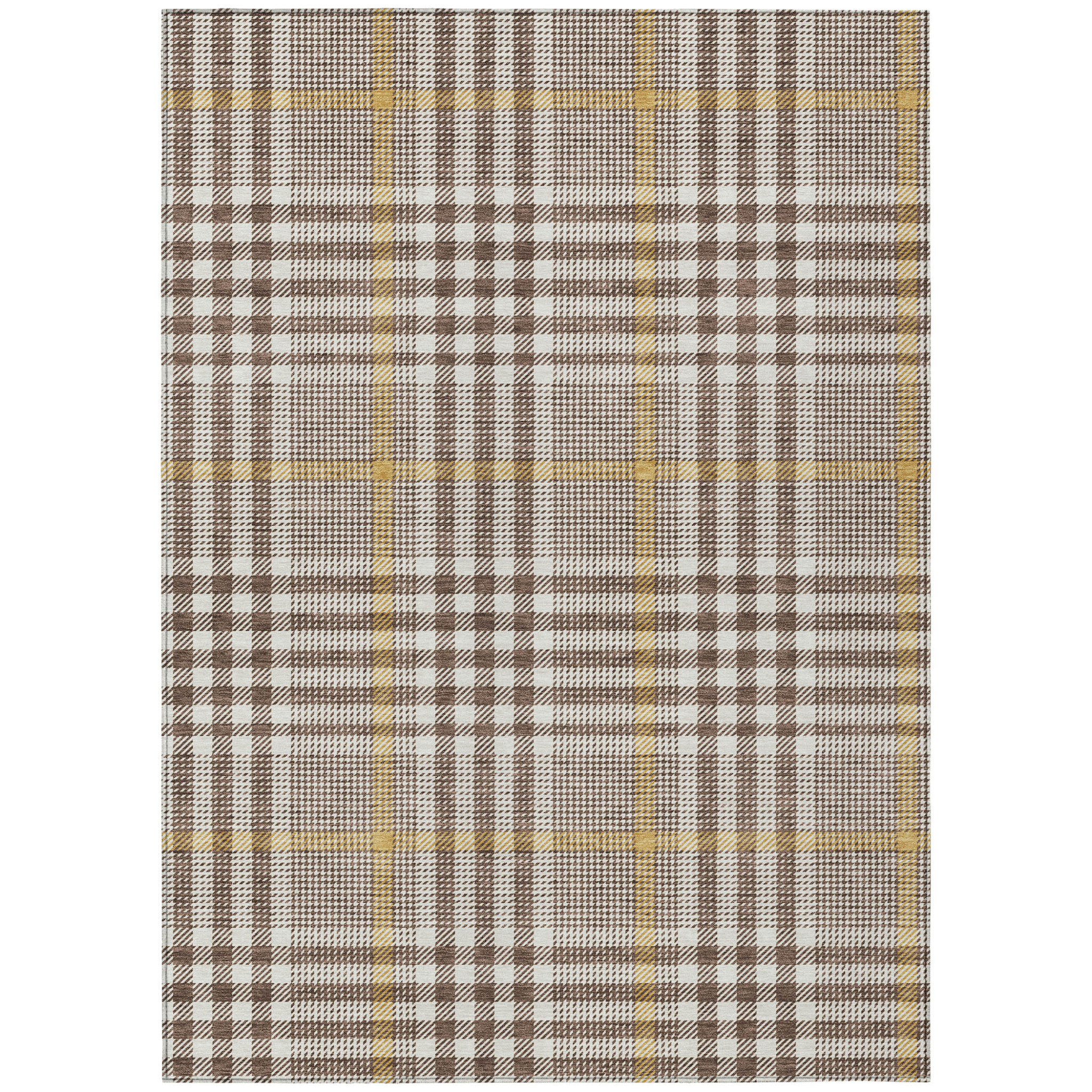 HomeRoots Rectangle Machine Woven Area Rug | Wayfair
