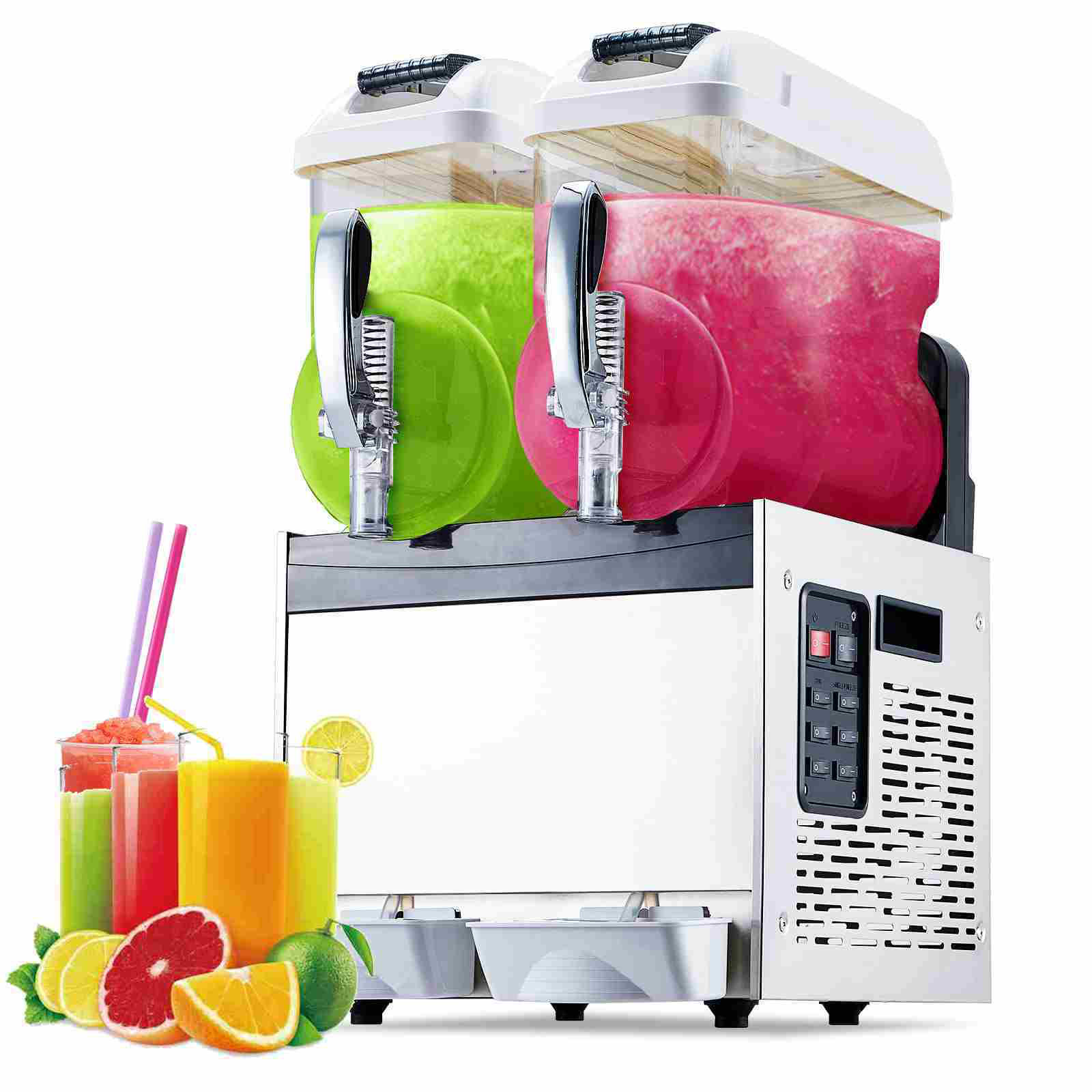 Zstar Commercial Slushy Machine, 24L/6.4 Gal, Self-Cleaning, For ...