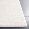 Wade Logan Autin Solid Color Machine Woven Polyester Area Rug in Ivory ...