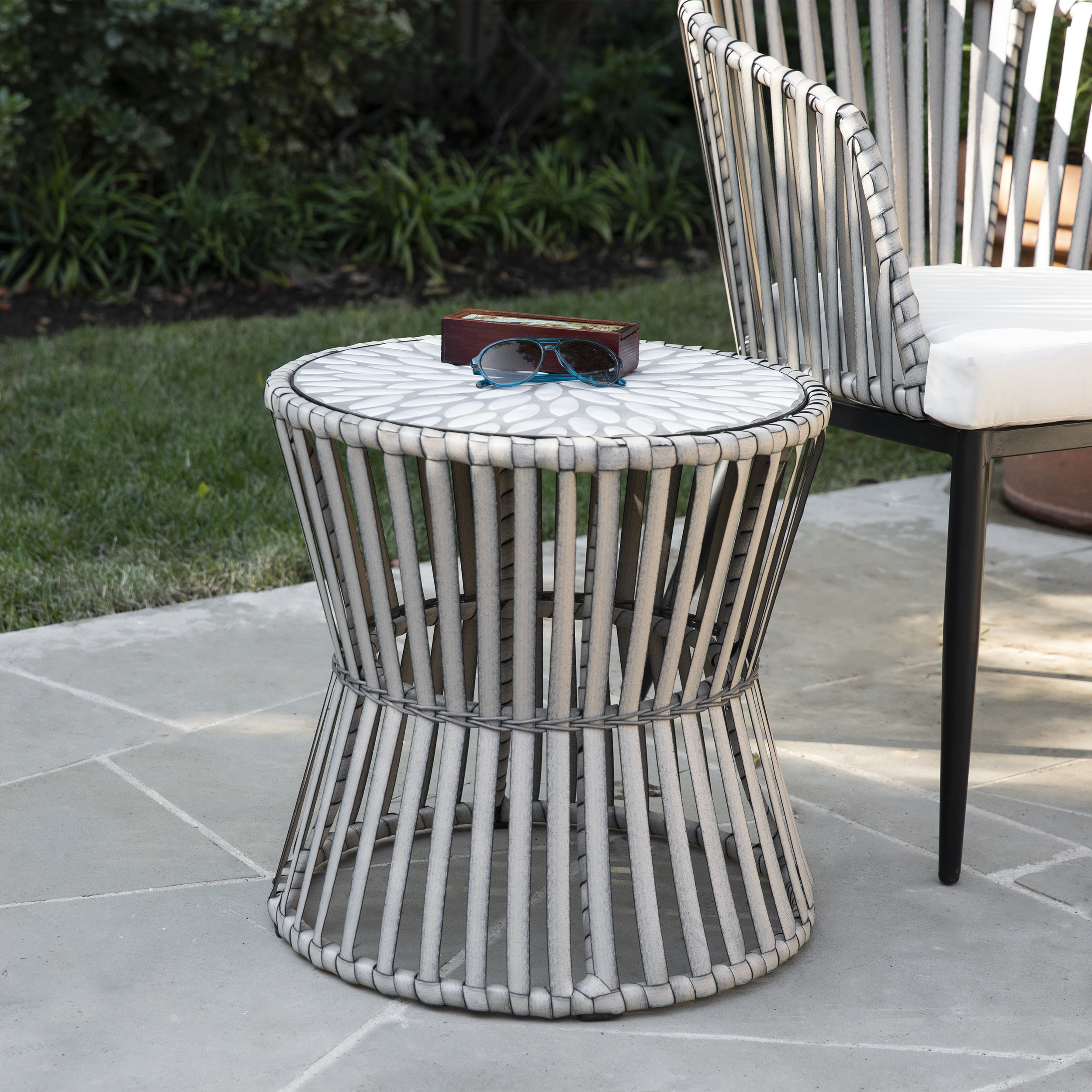 Dovecove Stennis Outdoor Side Table & Reviews | Wayfair