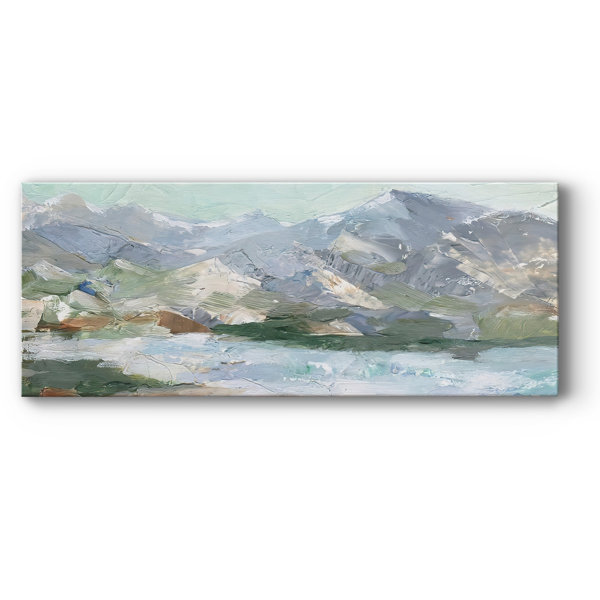 Loon Peak® Pastel Mountain View I On Canvas Print | Wayfair