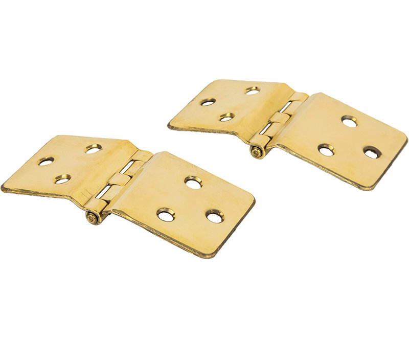UNIQANTIQ HARDWARE SUPPLY Solid Brass Wrap Around Sellers Cabinet Hinge ...