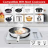 EvoNet Portable Electric Single Burner Cooktop 3500w 110v, Countertop ...