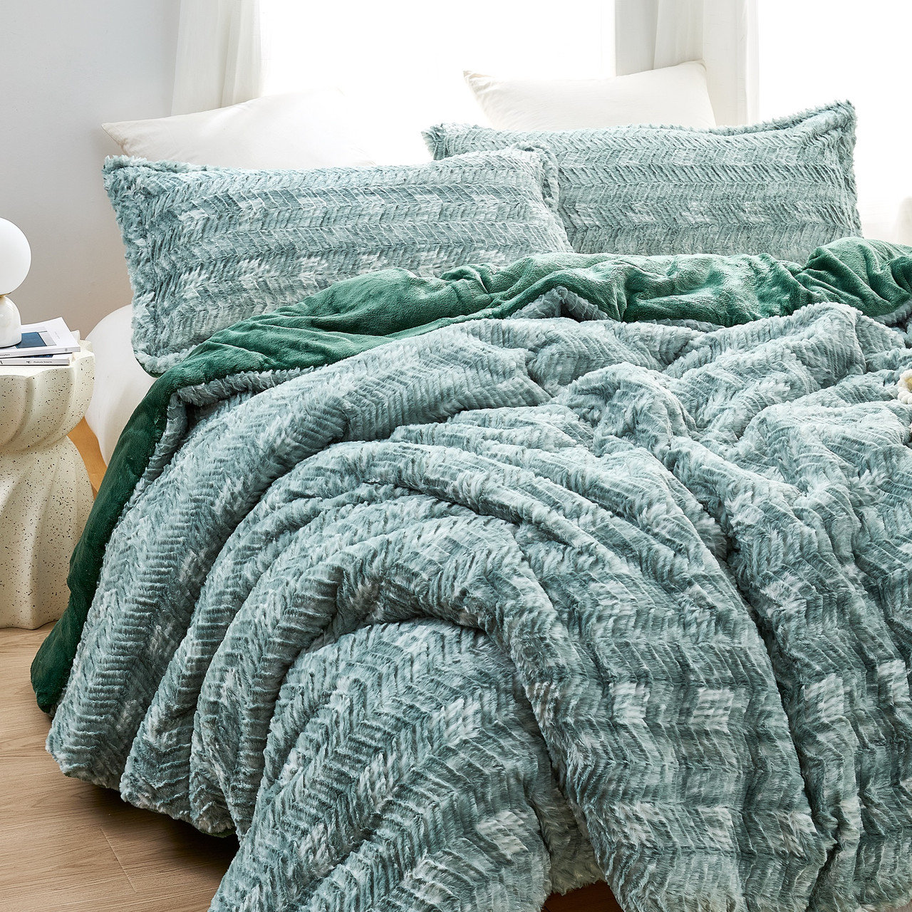 Byourbed Peak of Cozy - Coma Inducer Oversized Comforter Set - Chevron ...