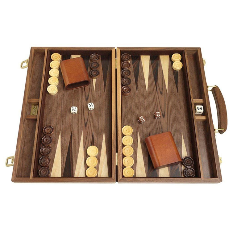 Orion Woodcraft 2 Player Wool / Felt Backgammon | Wayfair