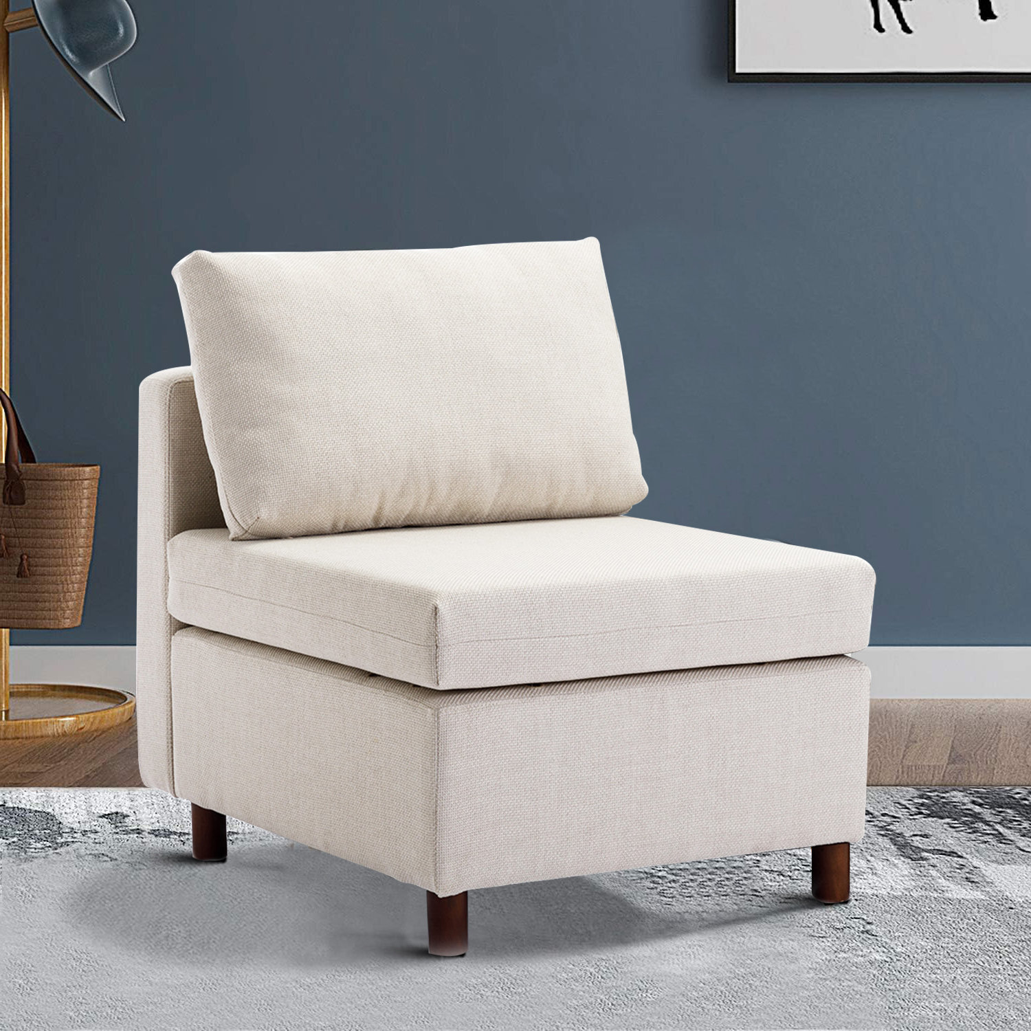 Ebern Designs Jissell 25.61'' Wide Wingback Chair | Wayfair